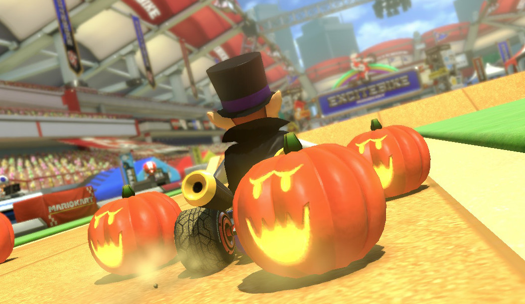 Pumpkins (Mario Kart Tour) over Bananas/Shells [Mario Kart 8 Deluxe] [Mods]