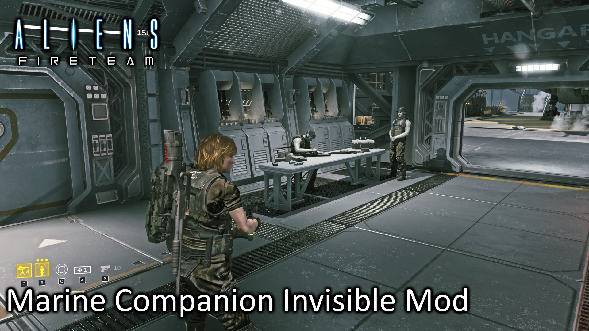 Marine Companion Invisible Mod [Aliens: Fireteam Elite] [Mods]