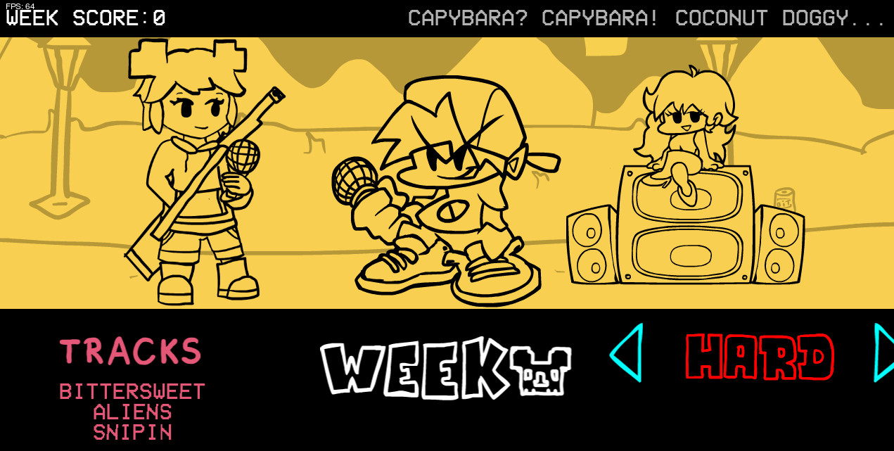 Friday Night Funkin' Capy Waifu Mod [NEW WEEK] Mod for Friday Night ...