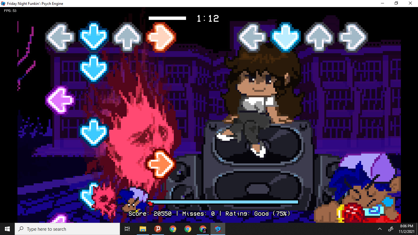 black bf red/gold mic update Mod for Friday Night Funkin' | FNF Mods