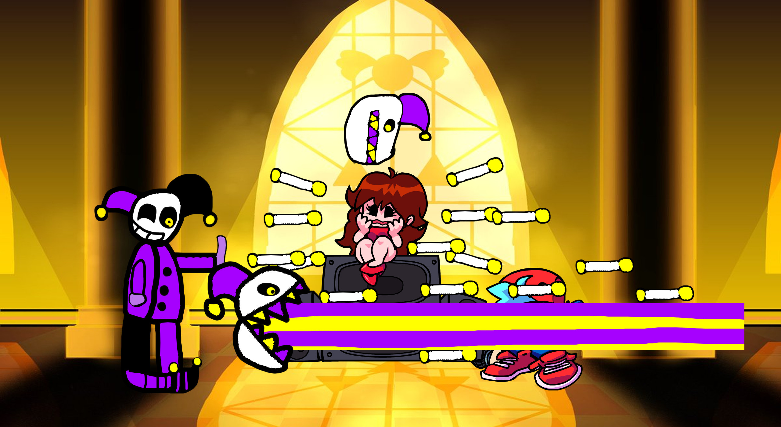 VS.denretale disbelief jevil Mod for Friday Night Funkin' | FNF Mods