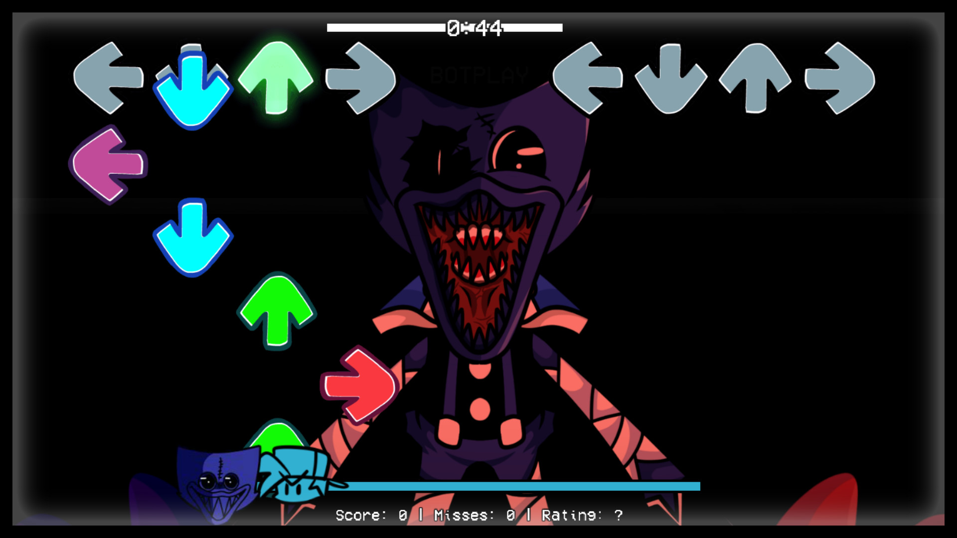 Endah's Minus Huggy Wuggy Mod for Friday Night Funkin' | FNF Mods