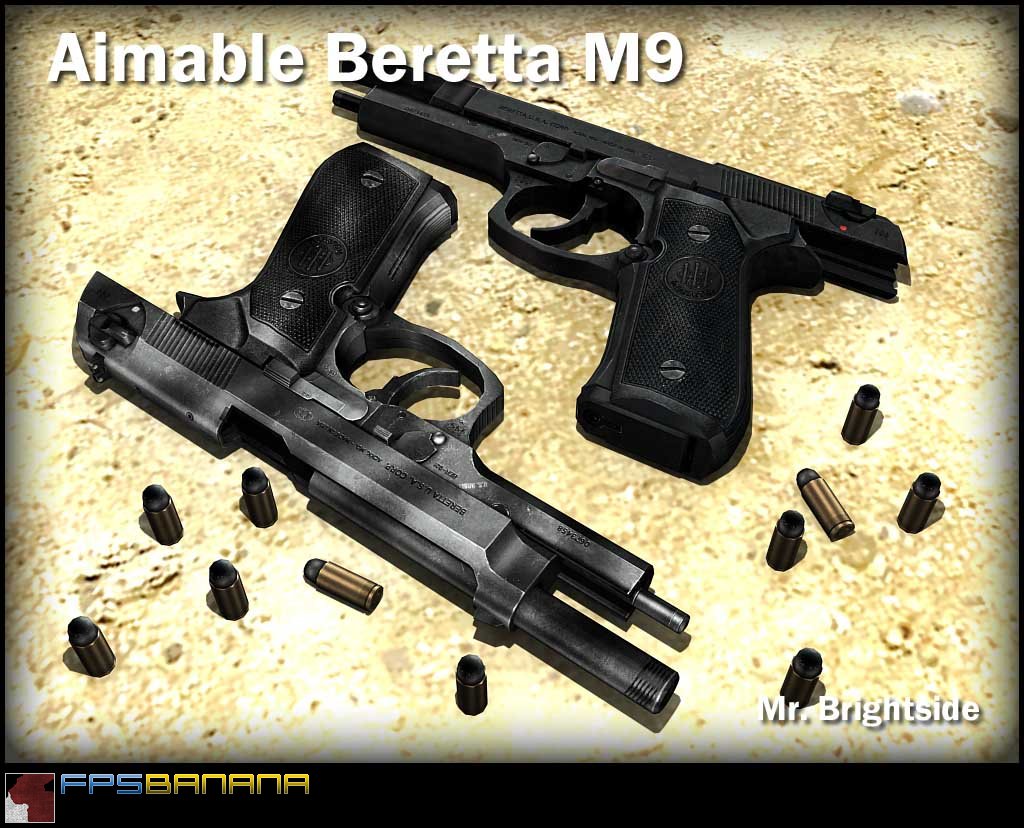 Aimable Beretta M9 Mod for Counter-Strike: Source | CS:S Mods