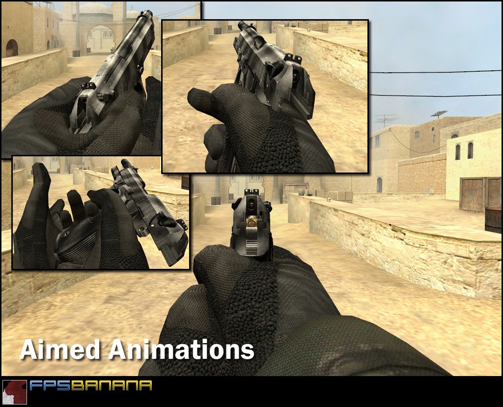 Aimable Beretta M9 Mod for Counter-Strike: Source | CS:S Mods