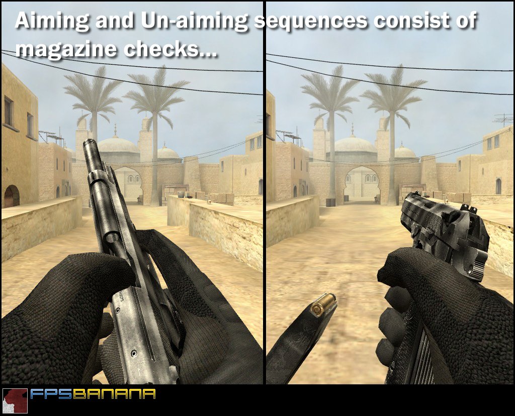 Aimable Beretta M9 Mod for Counter-Strike: Source | CS:S Mods