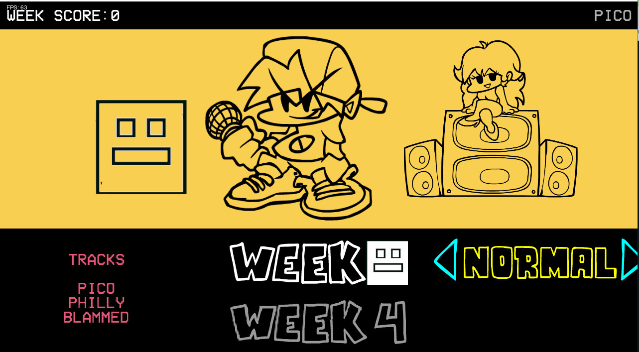 Vs geometry dash skin mod Mod for Friday Night Funkin' | FNF Mods