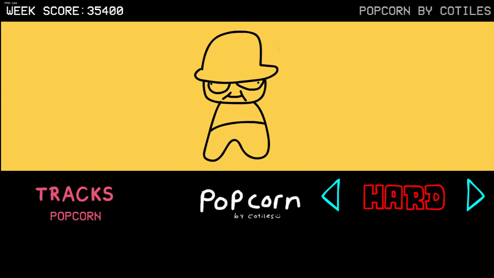 Popcorn By Cotiles But Its Playable Mod for Friday Night Funkin' | FNF Mods