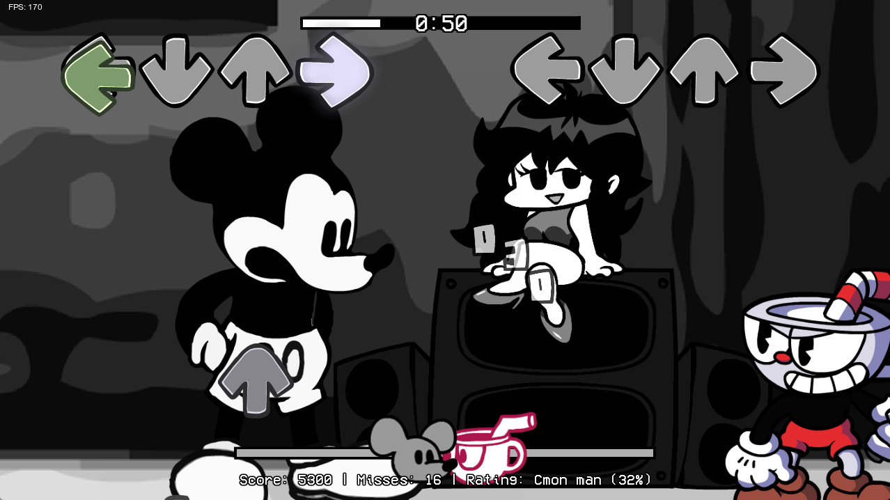 Playable Cuphead Mod for Friday Night Funkin' | FNF Mods