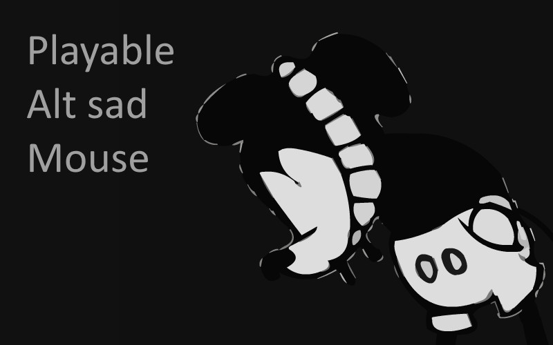 Playable Alt sad mouse Mod for Friday Night Funkin' | FNF Mods