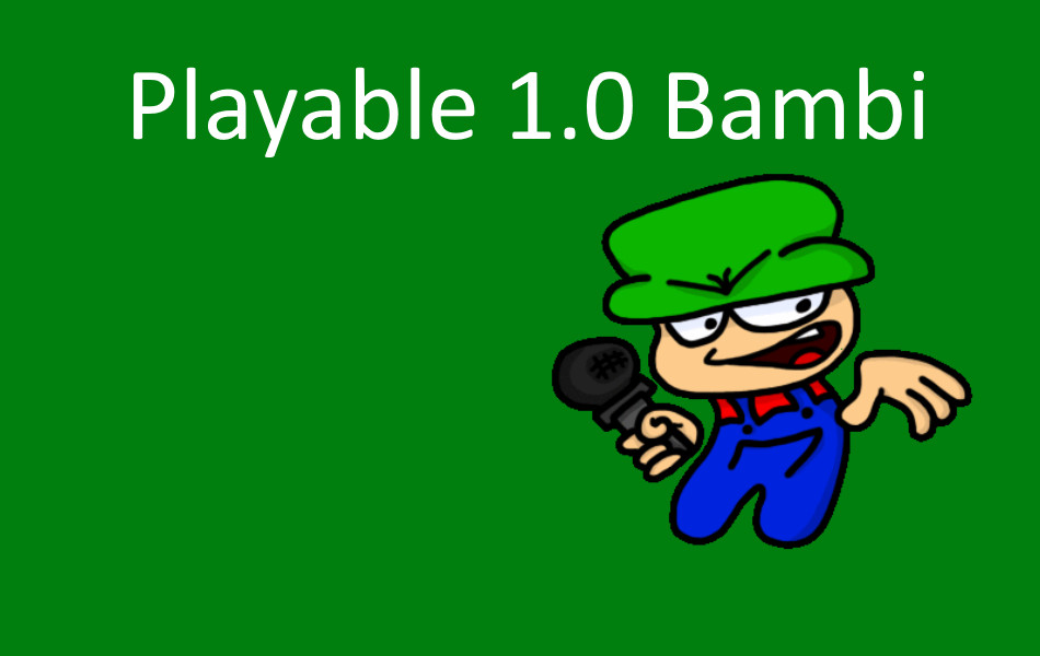 Playable 1.0 Bambi! Mod for Friday Night Funkin' | FNF Mods