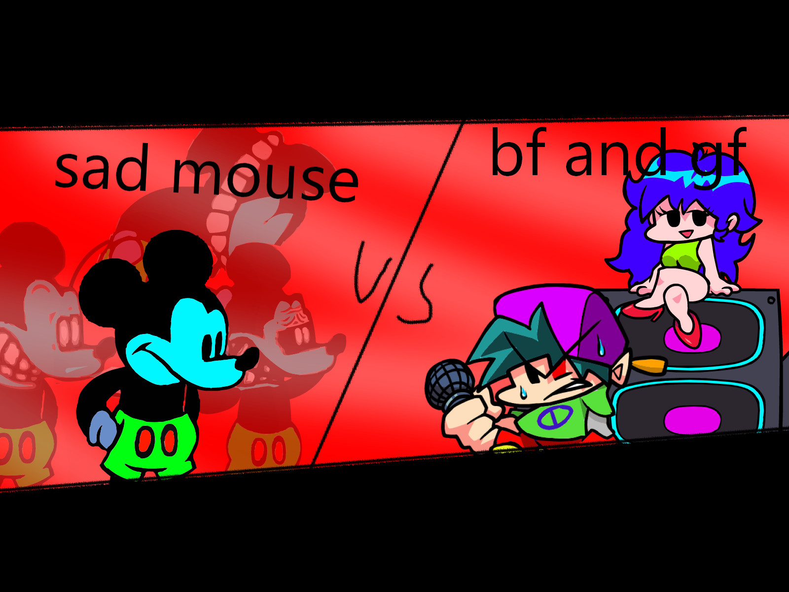 sad mouse J side Mod for Friday Night Funkin' | FNF Mods