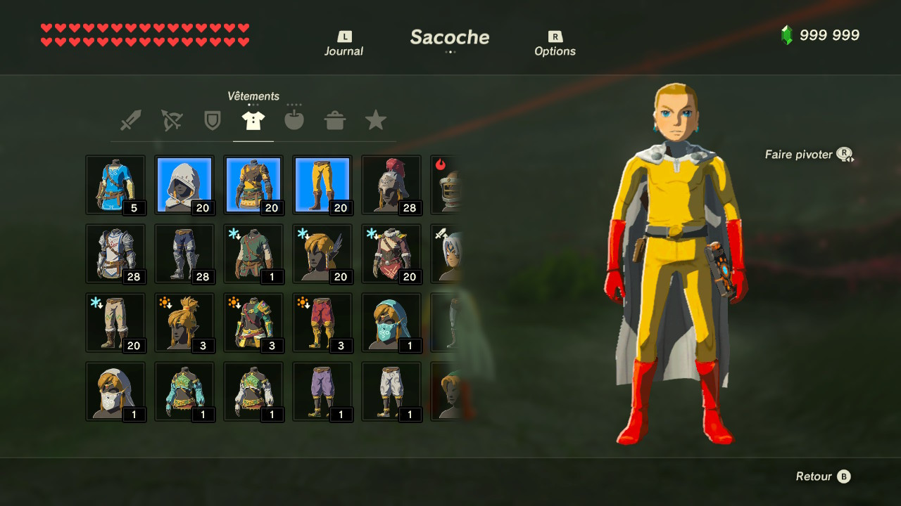 Saitama Armor + Invisible SavageLynelSword [Port] Mod for The Legend of ...