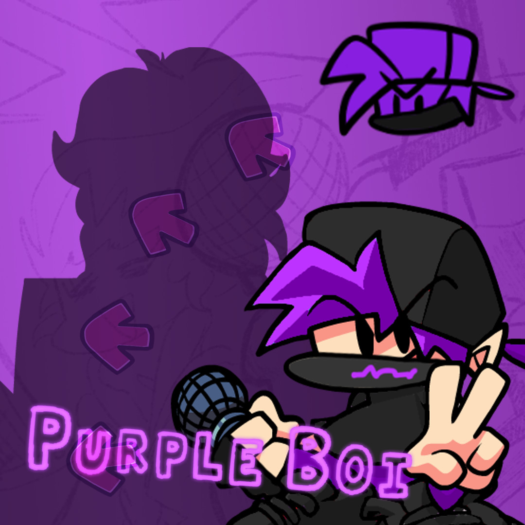 Purple Boi Mod for Friday Night Funkin' | FNF Mods