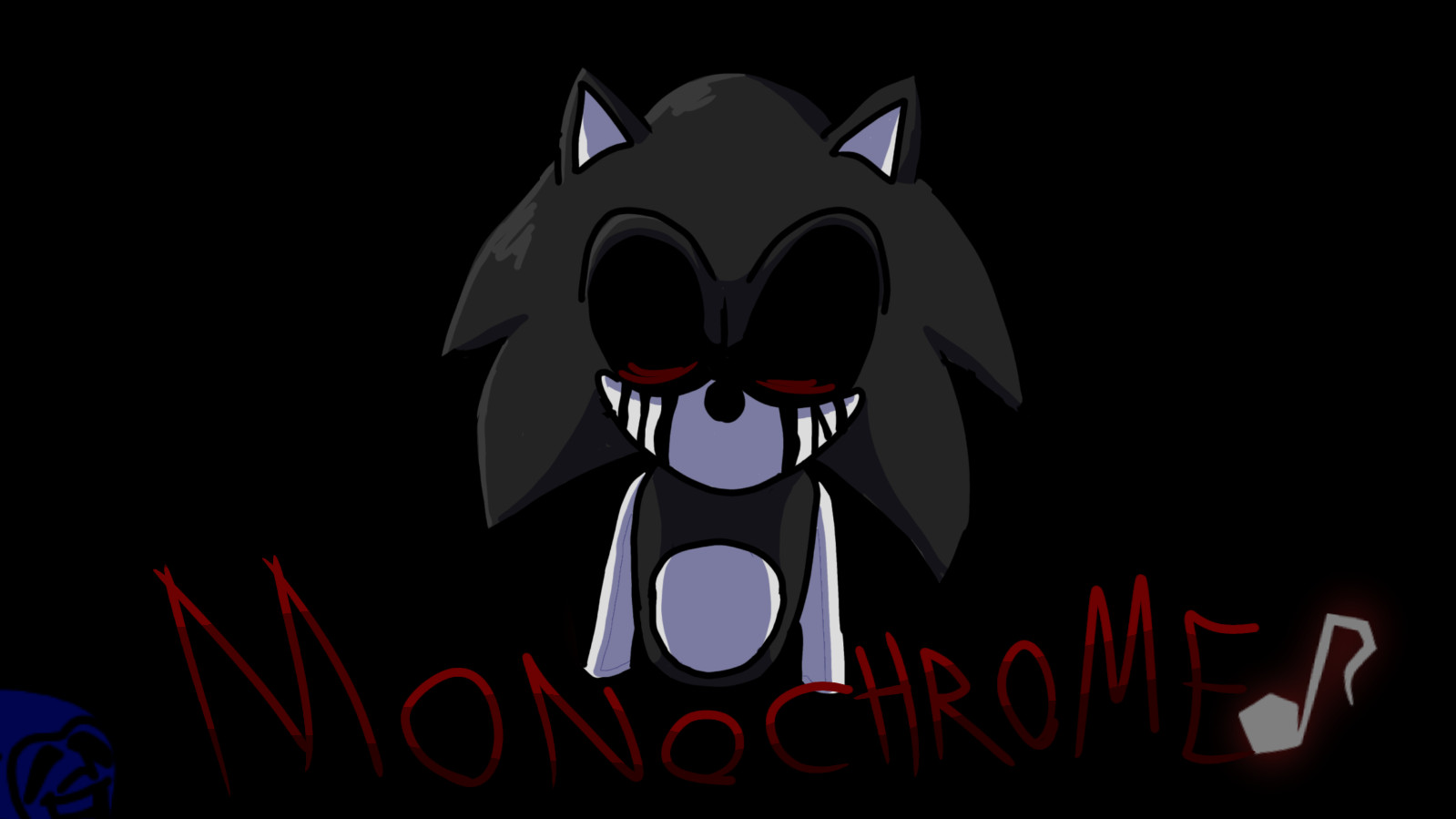 FNF Sonic.exe and Majin Sonic sings MonoChrome Mod for Friday Night ...