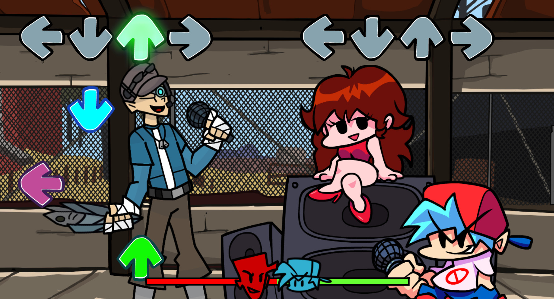 Fnf vs Team Fortress 2 scout reskin [Friday Night Funkin'] [Mods]