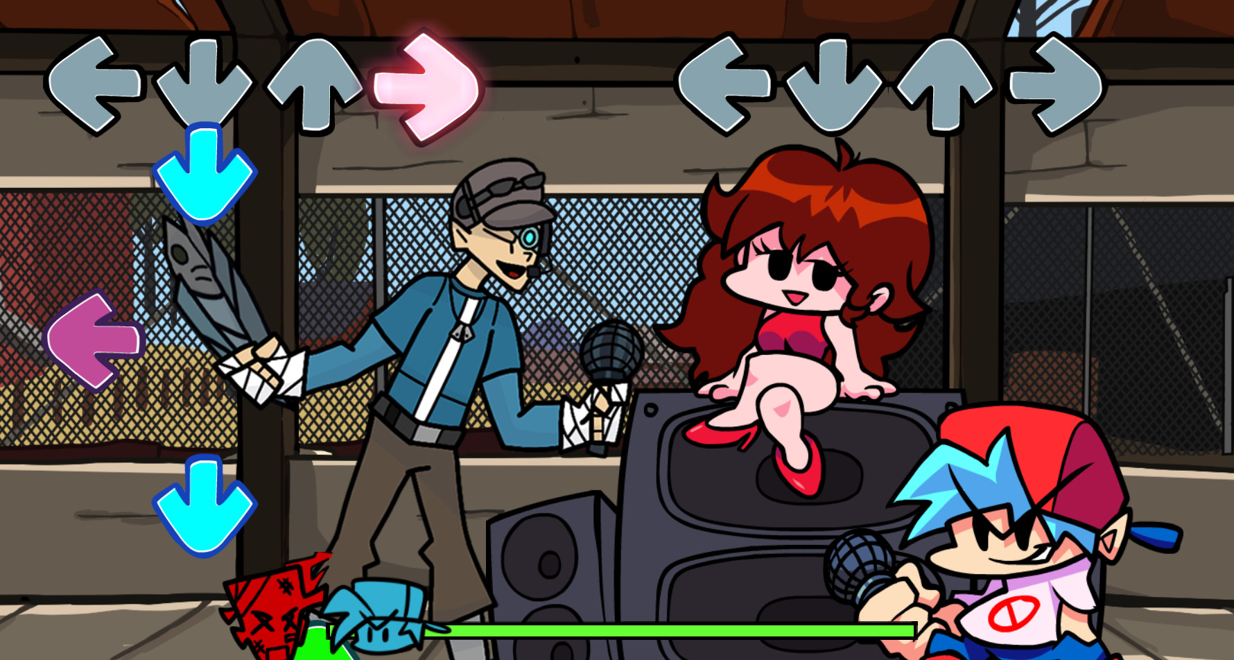 Fnf vs Team Fortress 2 scout reskin [Friday Night Funkin'] [Mods]