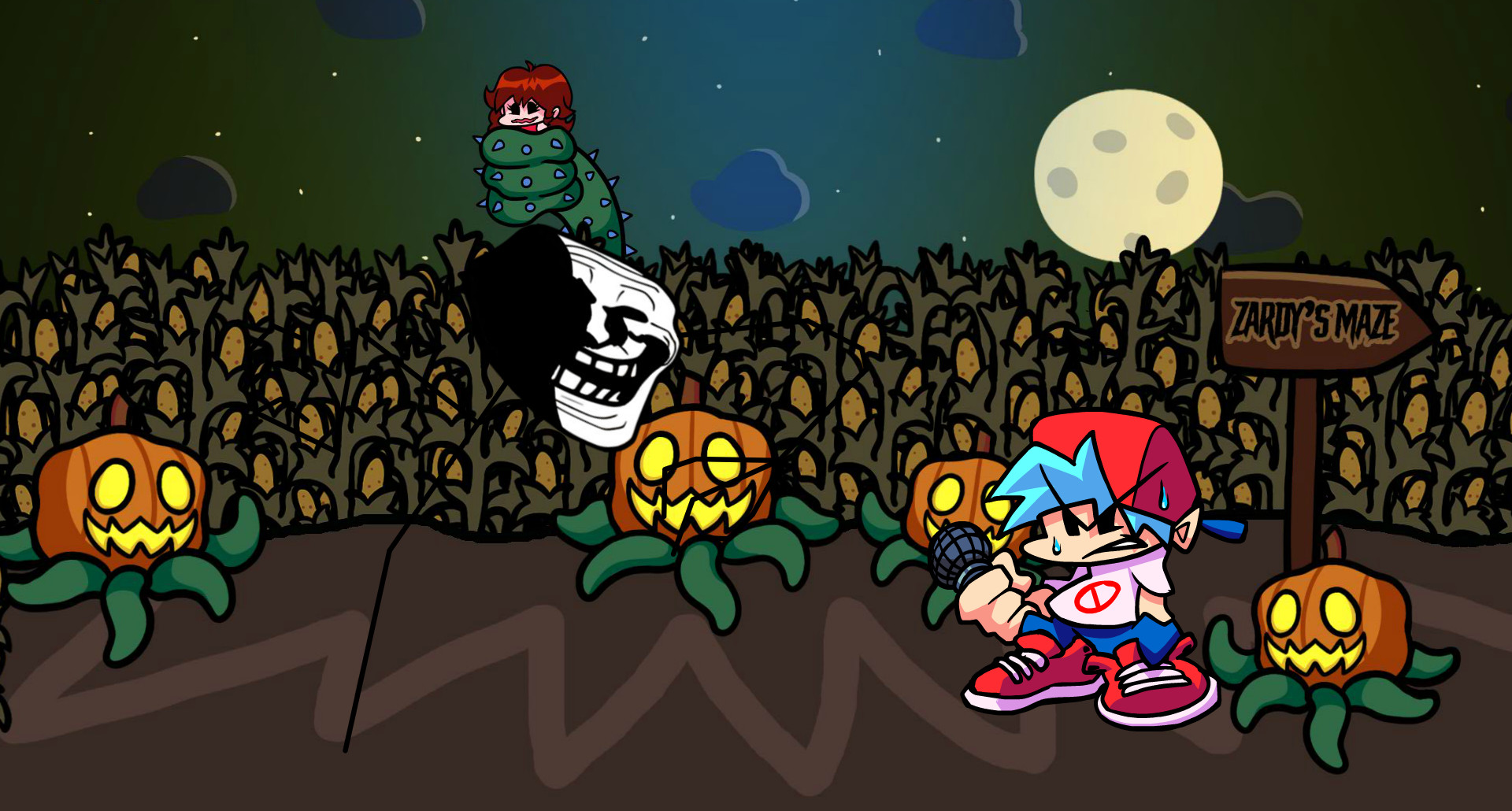 trollge over cablecrow [Friday Night Funkin'] [Mods]