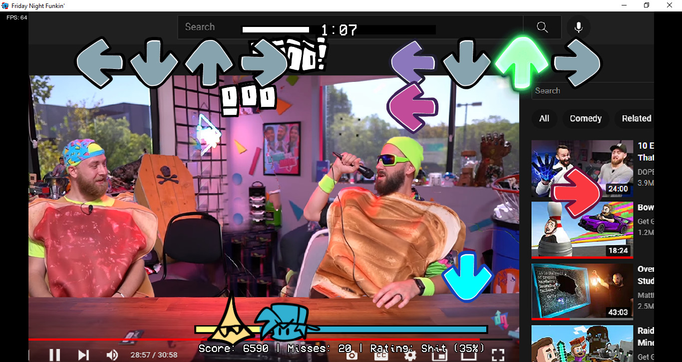 FNF Skin Mod | Peanut-Butta and Jell-ous [Friday Night Funkin'] [Mods]