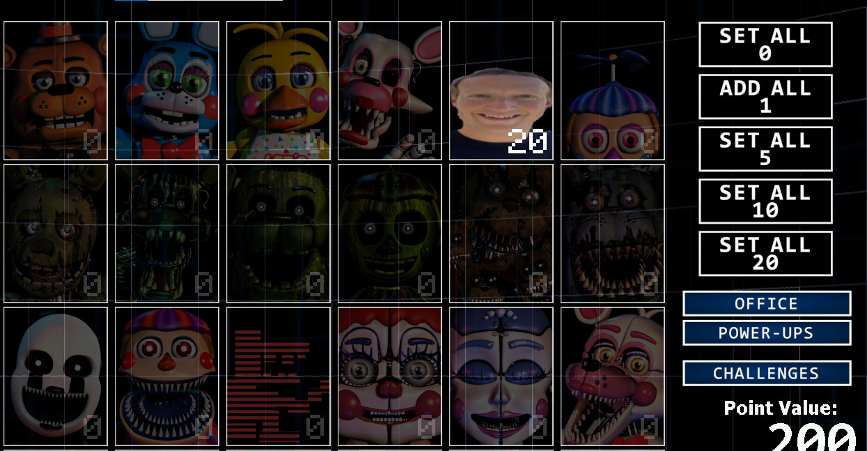 mark zuckerburg in ucn Mod for Ultimate Custom Night | UCN Mods