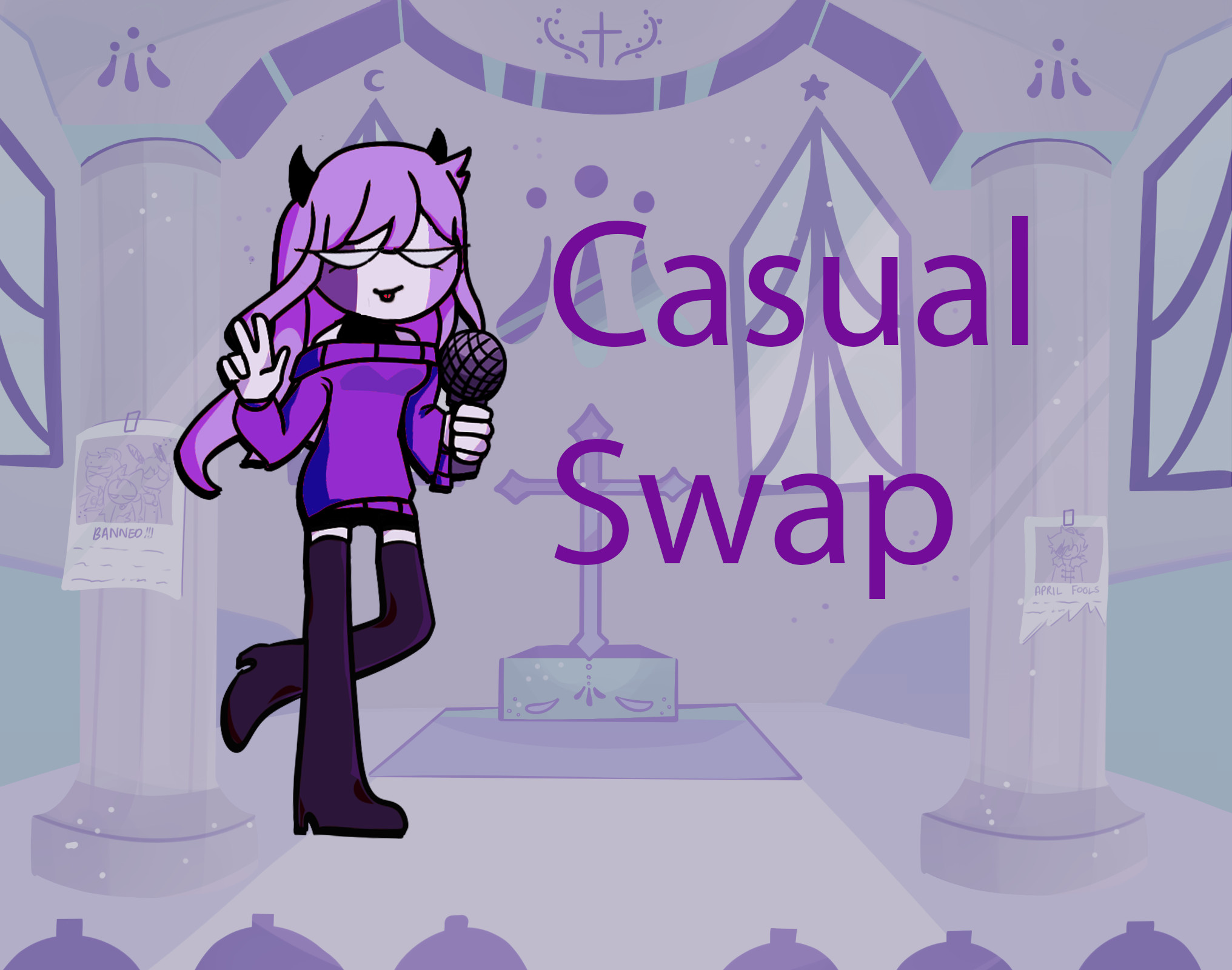 Swapped Casual Sarvente Mod for Friday Night Funkin' | FNF Mods