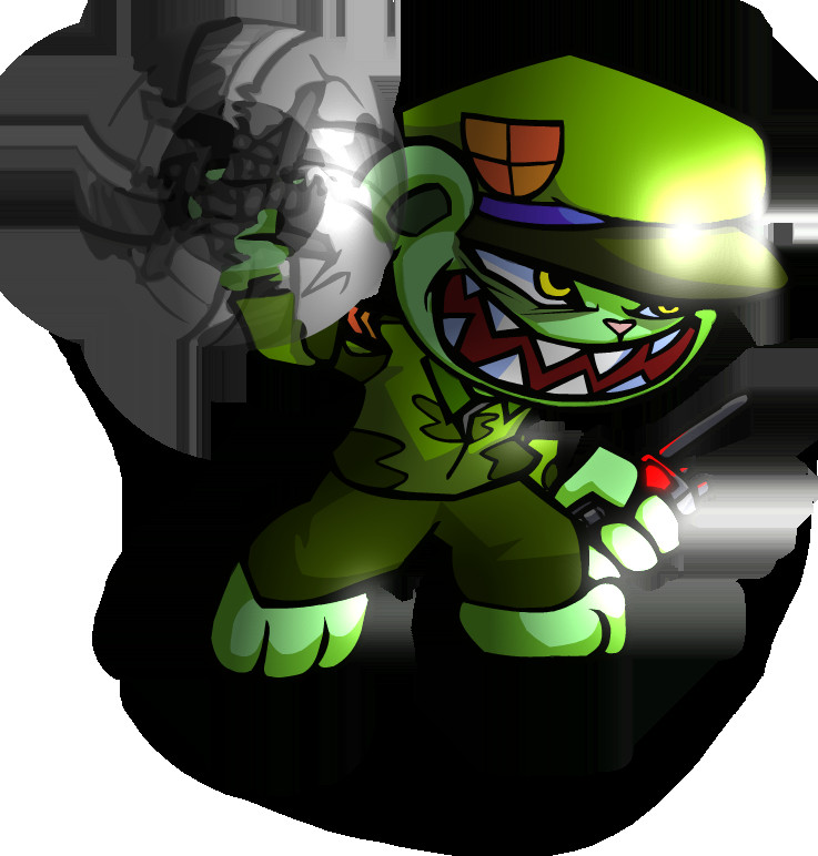 Flippy But I detailed it Mod for Friday Night Funkin' | FNF Mods