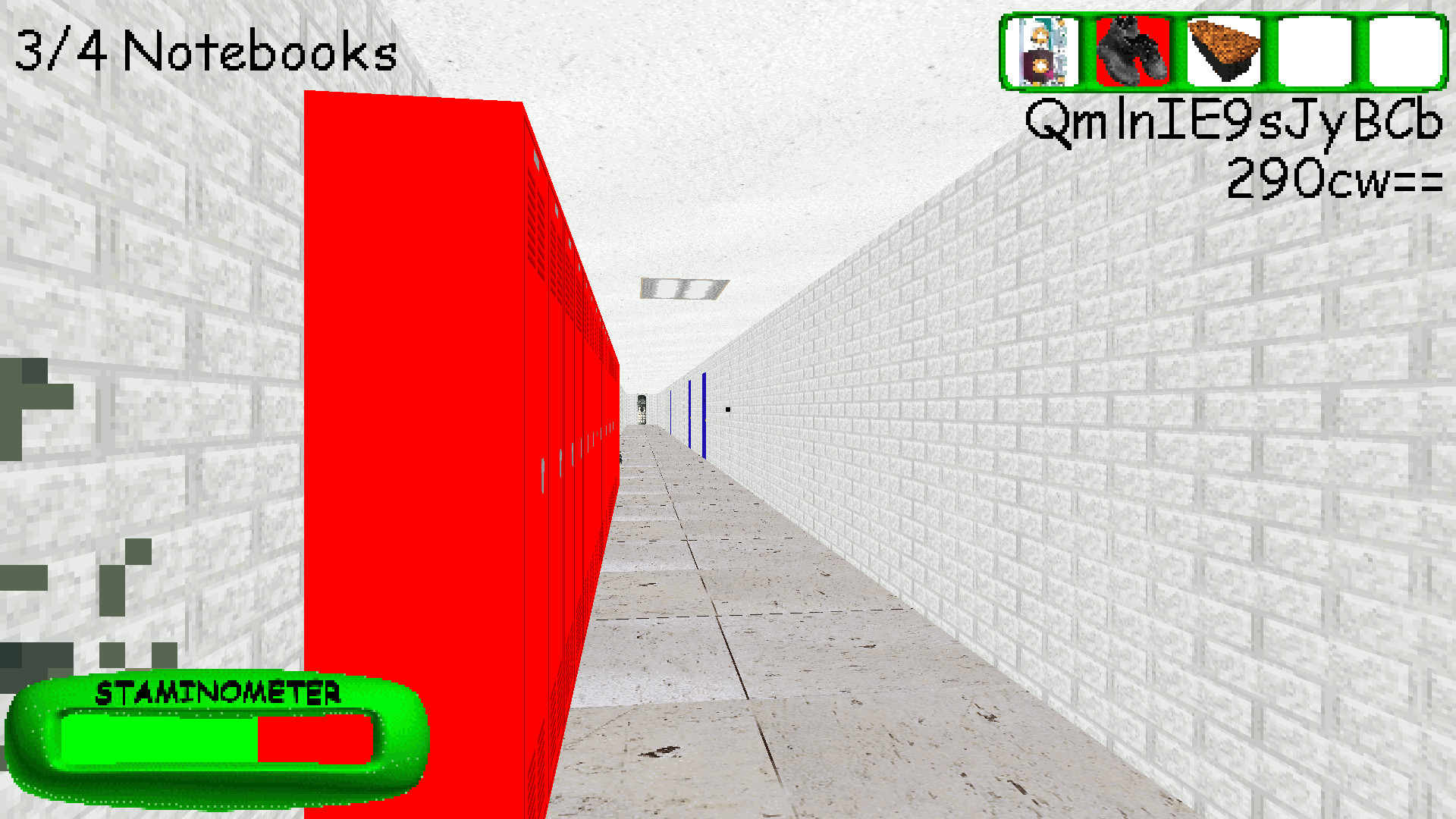 Baldi's basics plus but text encoded to base64 [Baldi's Basics] [Mods]