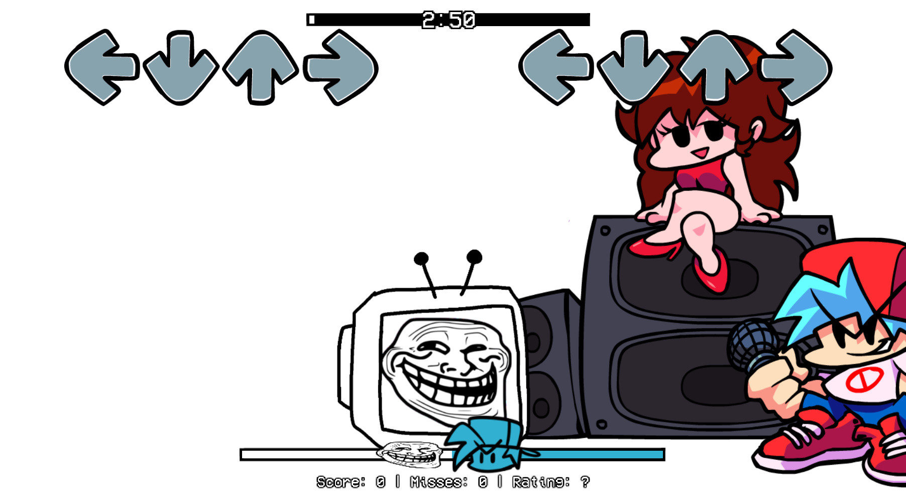 VS Internet Troll Face DEMO Mod for Friday Night Funkin' | FNF Mods