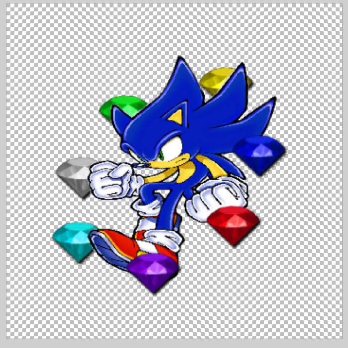 Super Sonic CSS Texture + Name Mod for Sonic Riders (GameCube) | SR-GC Mods