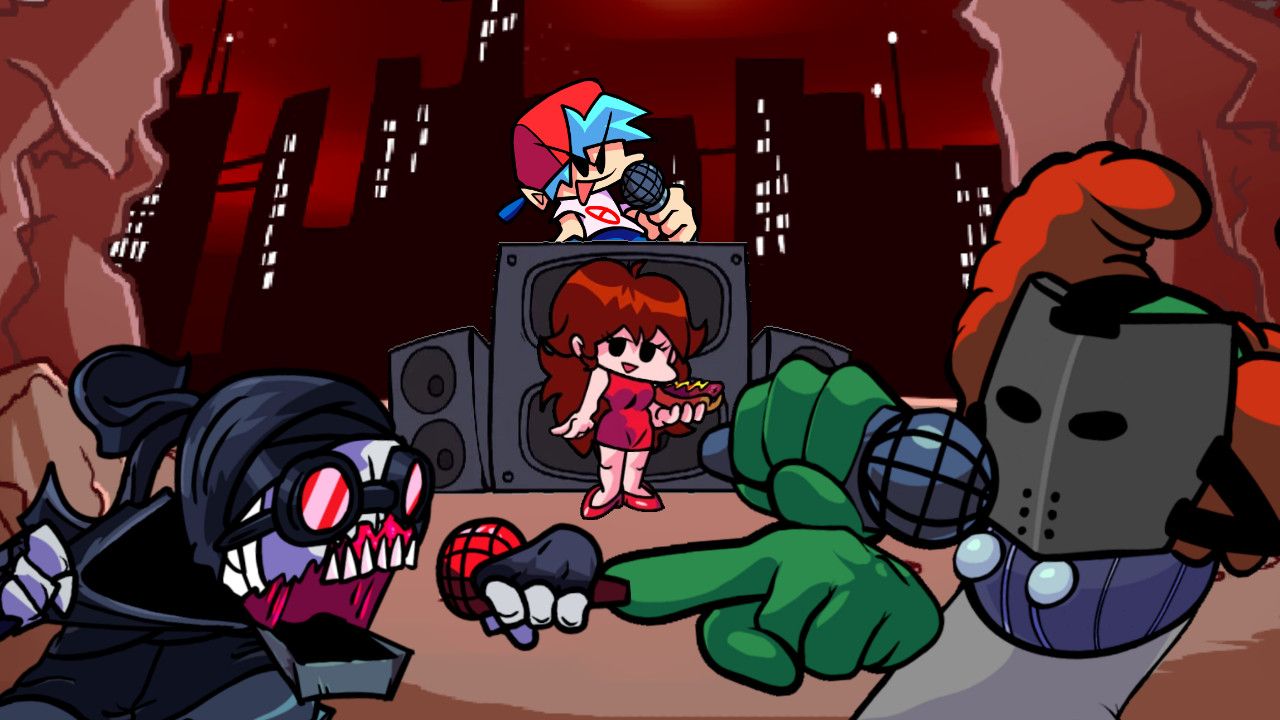 Accelerant But Tricky And Hank sings it! Mod for Friday Night Funkin ...