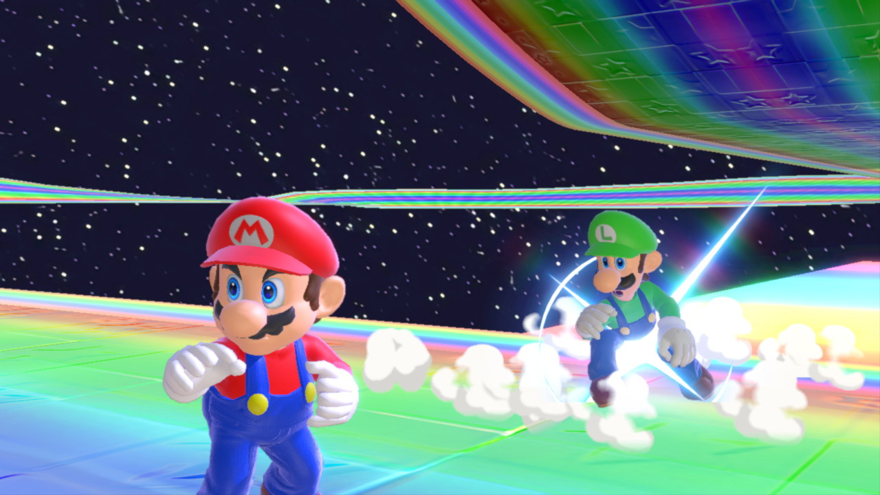 3DS Rainbow Road / Rainbow Circuit Mod for Super Smash Bros. Ultimate ...