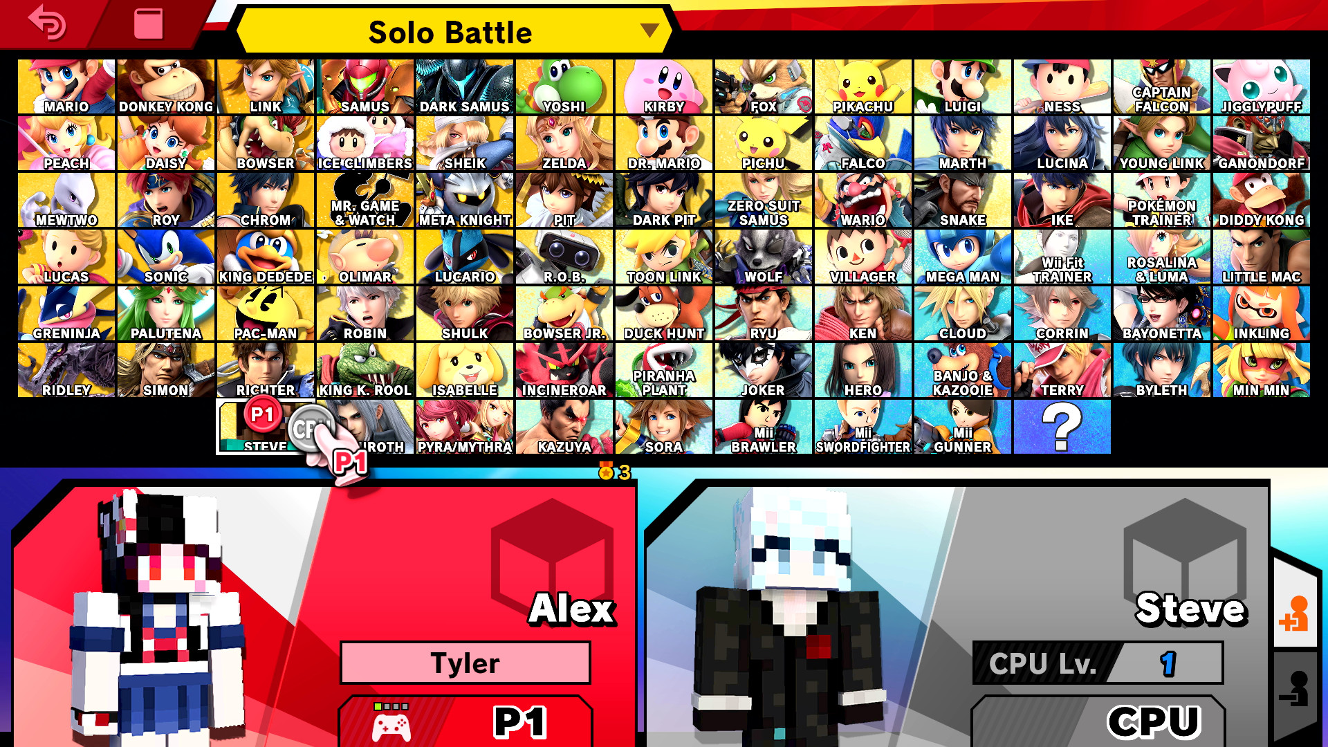 VTuber Trunoom & Gammainkk Mod for Super Smash Bros. Ultimate | SSBU Mods