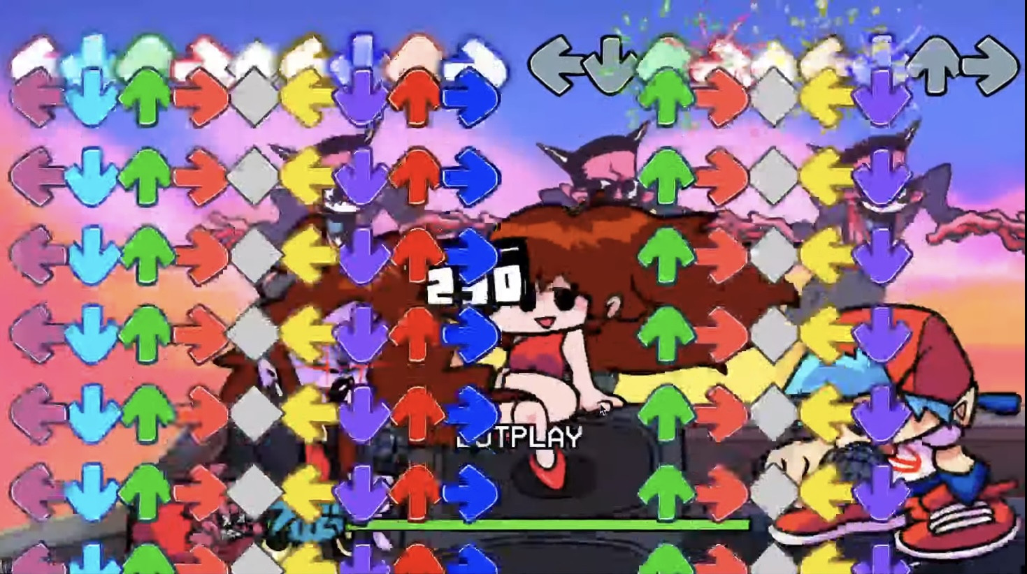 Survival with 9 keys Mod for Friday Night Funkin' | FNF Mods