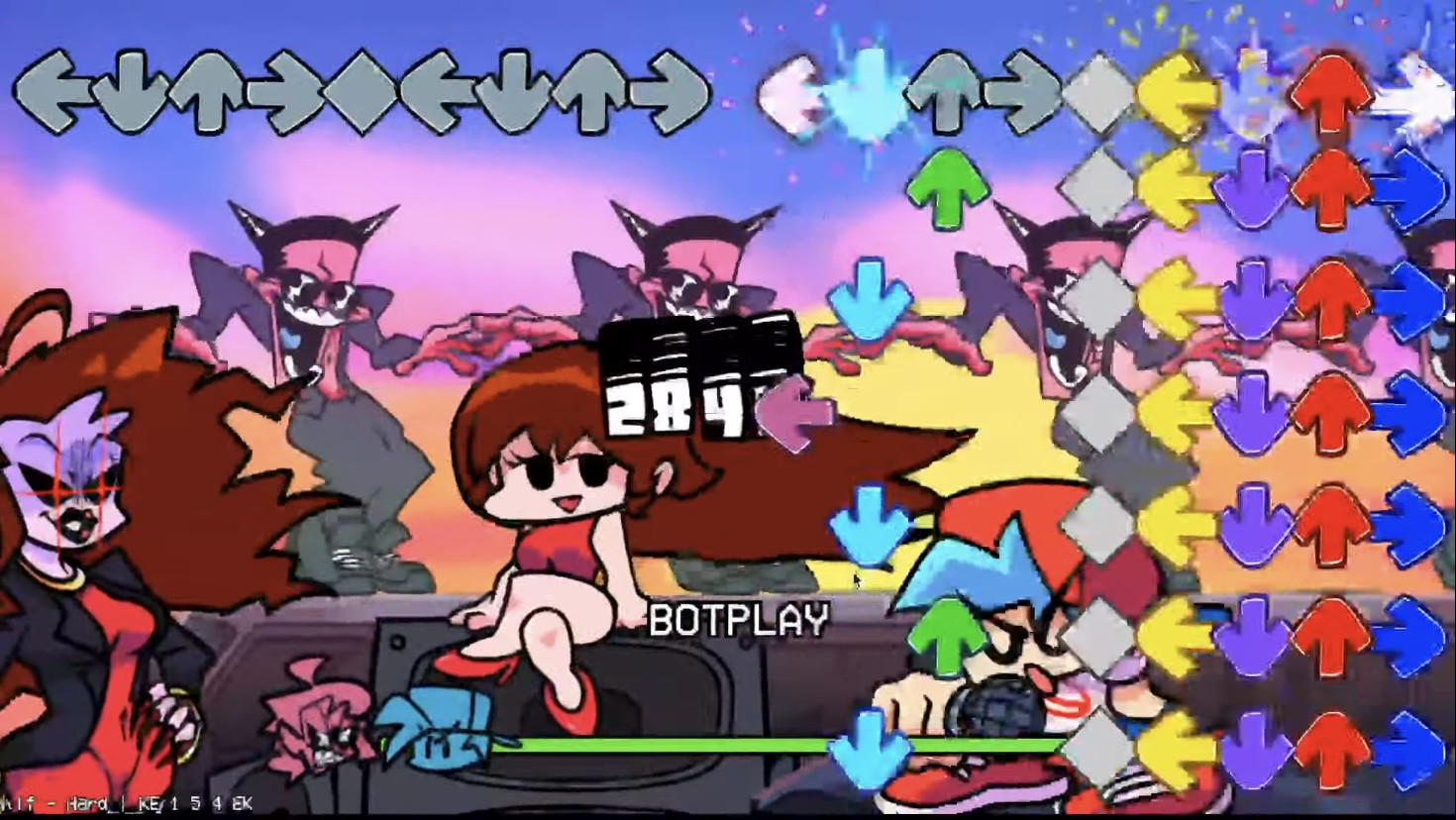 Survival with 9 keys Mod for Friday Night Funkin' | FNF Mods