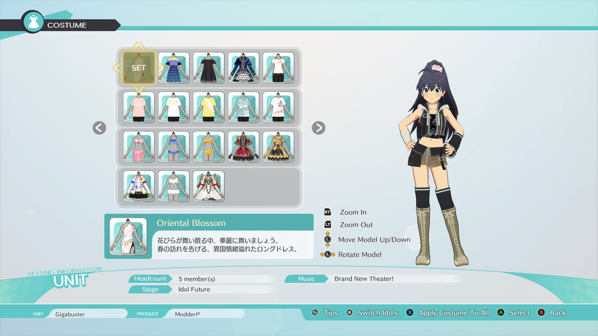 FFVII AC Yuffie Outfit over Oriental Blossom Mod for THE IDOLM@STER ...