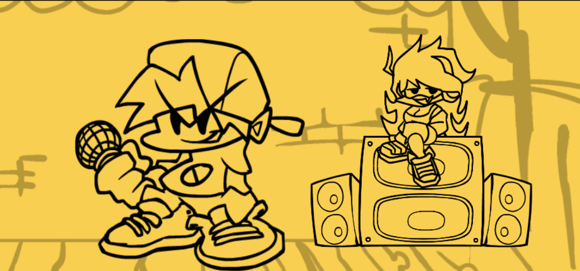 Psyka over GF Mod for Friday Night Funkin' | FNF Mods