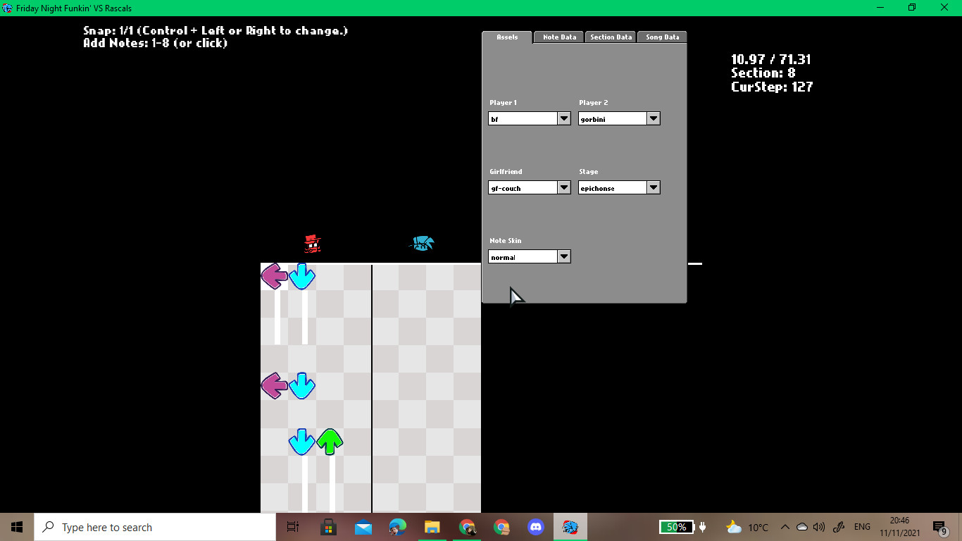 FNF Vs. Rascals Hell Re-chart [Friday Night Funkin'] [Mods]