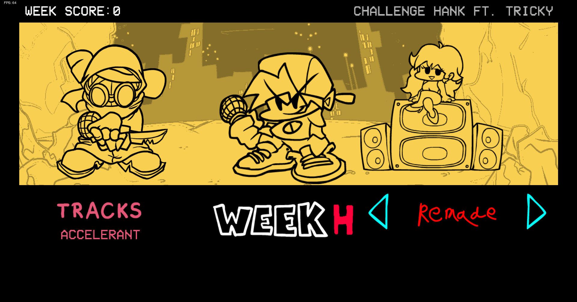 FNF Vs Accelerant Hank Remade "Mastatousive" Mod for Friday Night ...