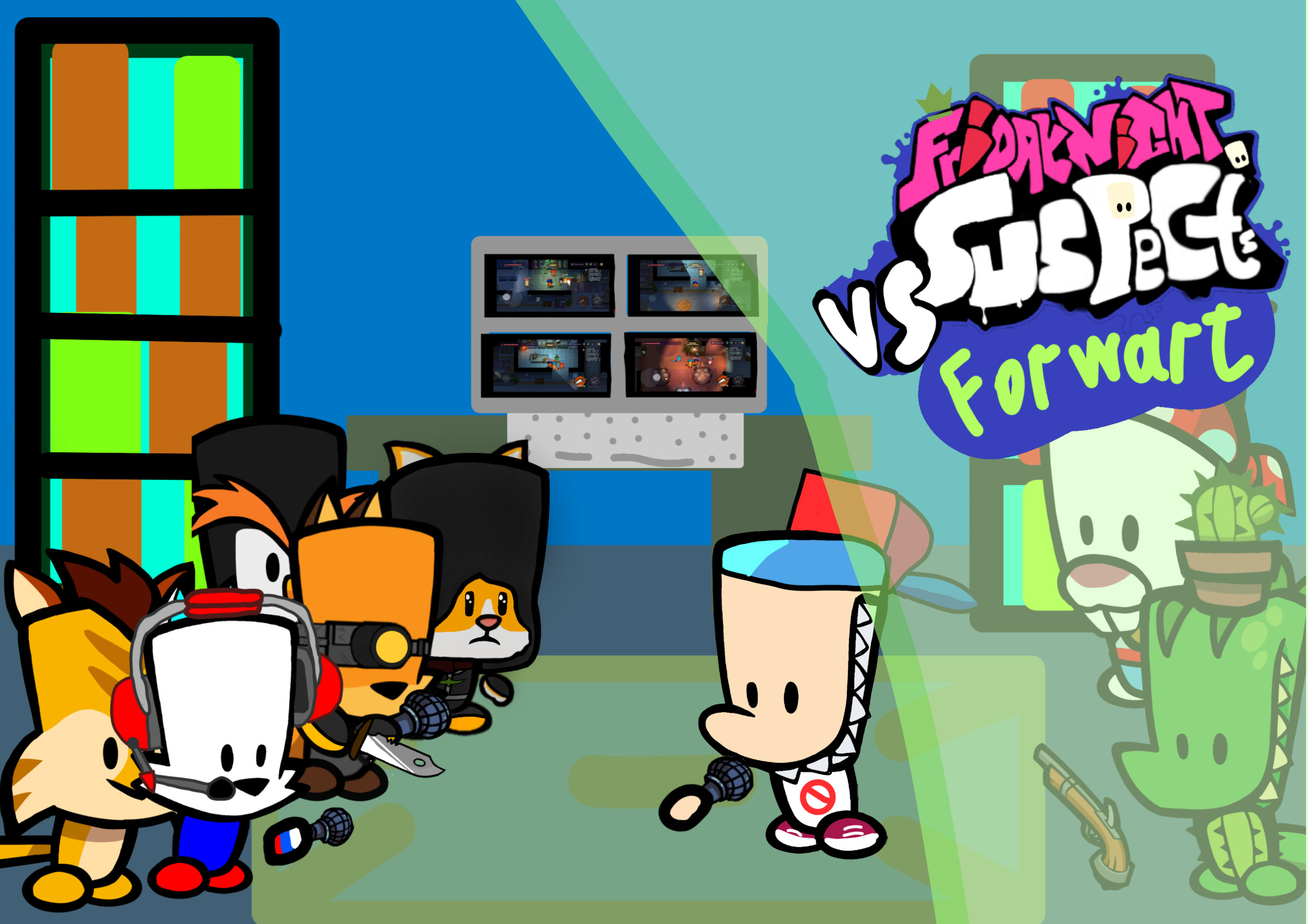 VS Suspects Mod for Friday Night Funkin' | FNF Mods