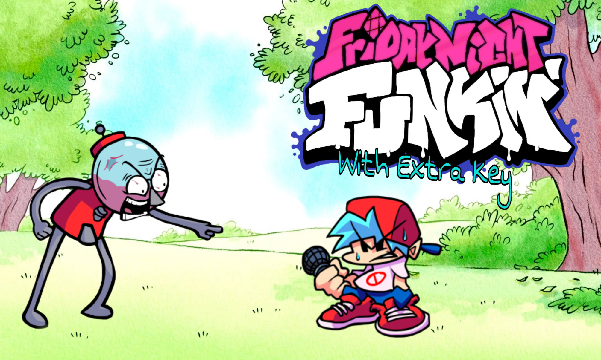 VS Benson 2.0 FANMADE With Extra Key Mod for Friday Night Funkin' | FNF ...