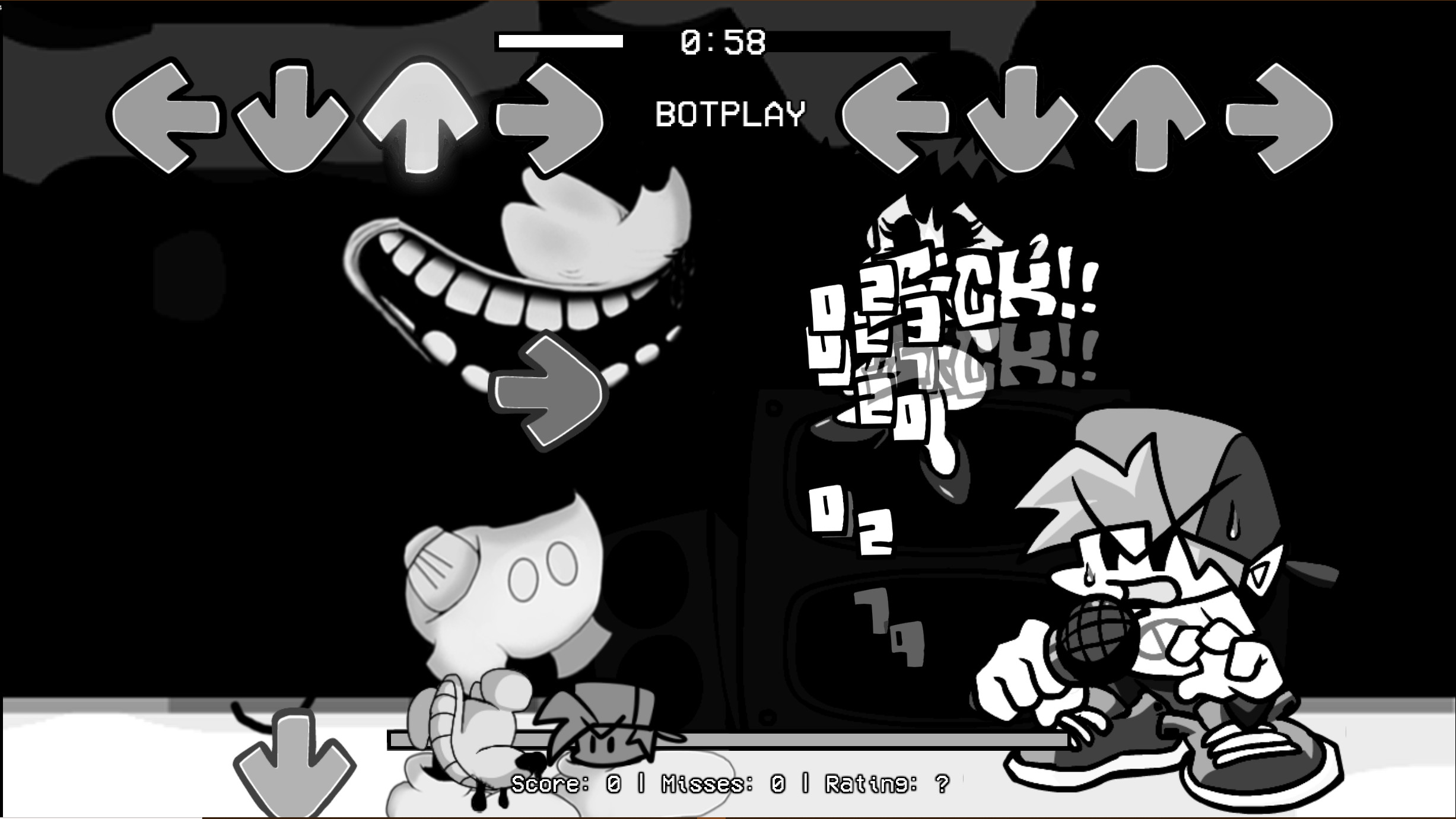 "Smile" sad mouse HD Mod for Friday Night Funkin' | FNF Mods