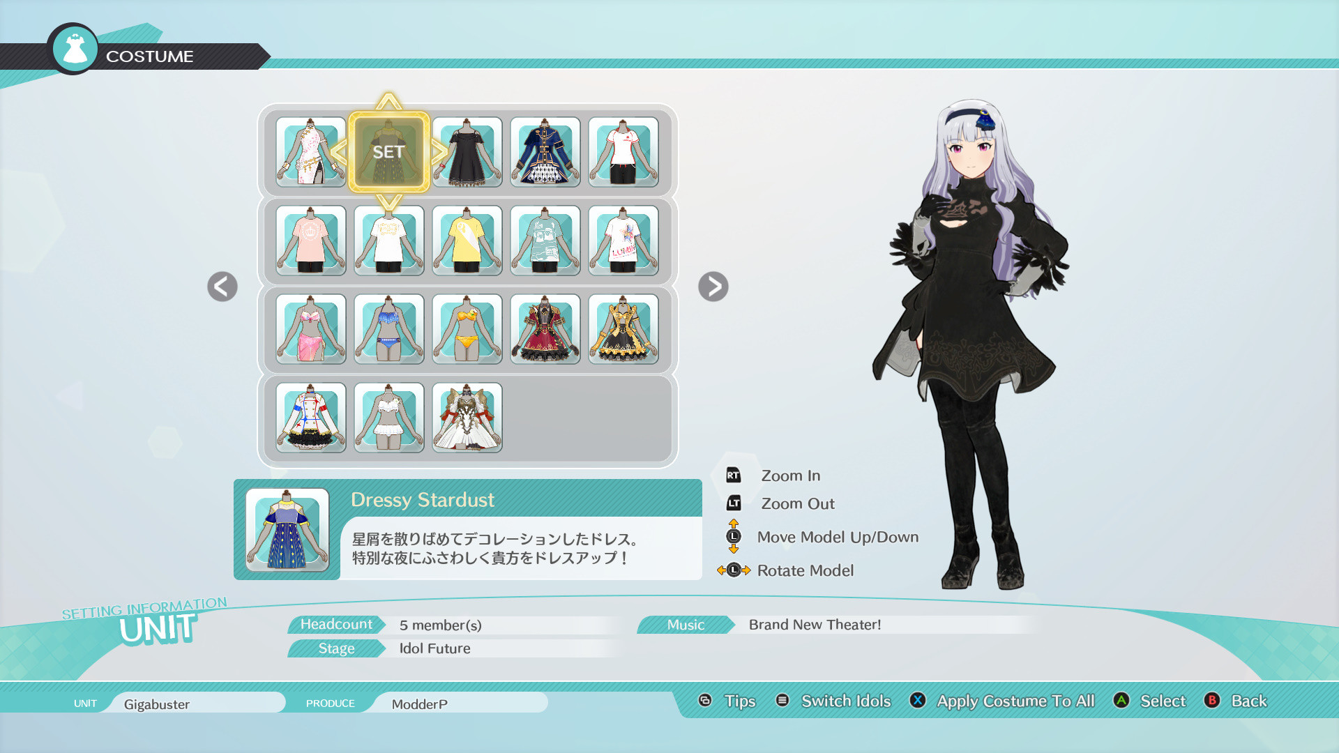 2B Outfit Over Dressy Stardust Mod for THE IDOLM@STER STARLIT SEASON ...