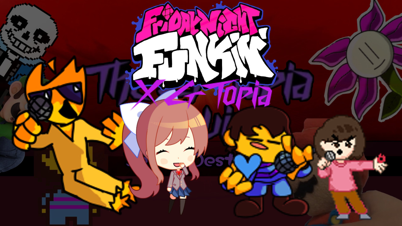 FNF X G-Topia (The G-Topia Movie FNF Assets) [Friday Night Funkin'] [Mods]