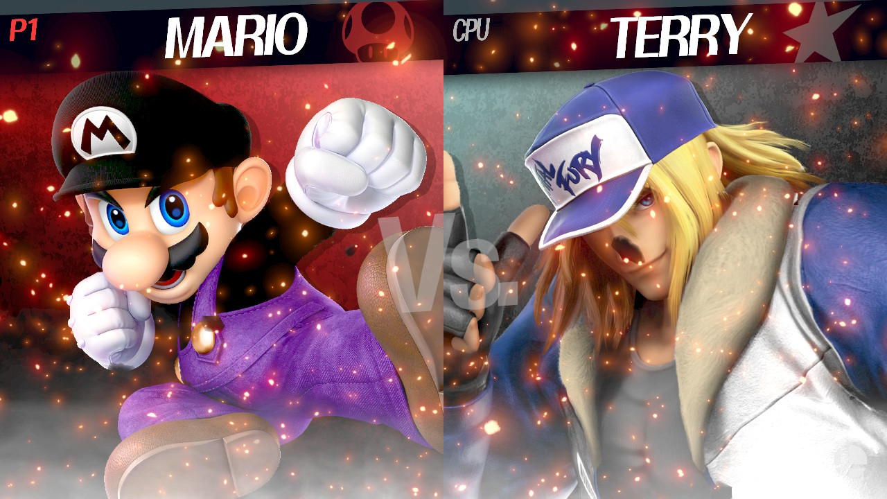 Black and Purple Mario [Super Smash Bros. Ultimate] [Mods]