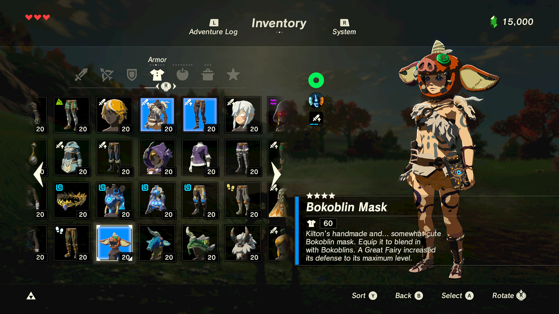 Linkle 2.0 & Link Upgradeable Armor Rebalance AR20 Mod for The Legend ...