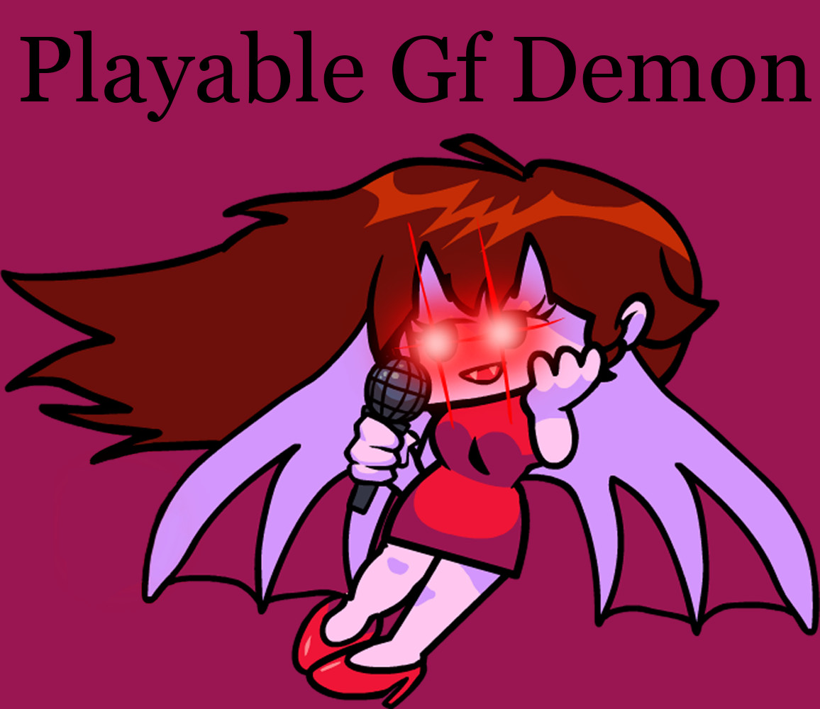 Playable Demong GF [Friday Night Funkin'] [Mods]