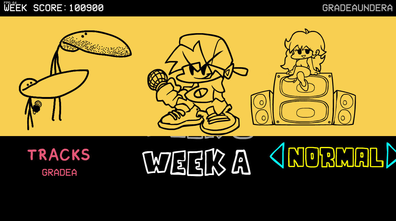 VS. GradeAUnderA Mod for Friday Night Funkin' | FNF Mods