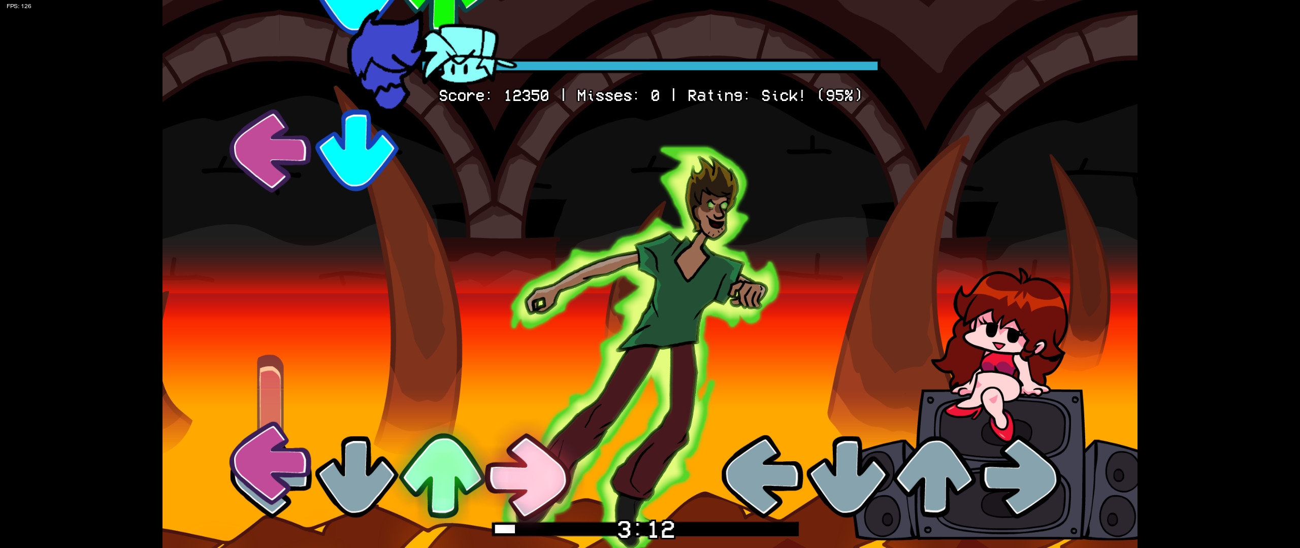 FNF Shaggy 4k (astral-calamity, talladega) Mod for Friday Night Funkin ...