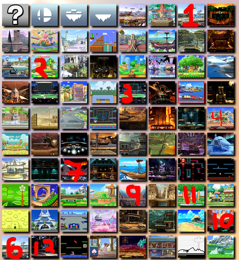 Split Stage Select [Super Smash Bros. Ultimate] [Mods]