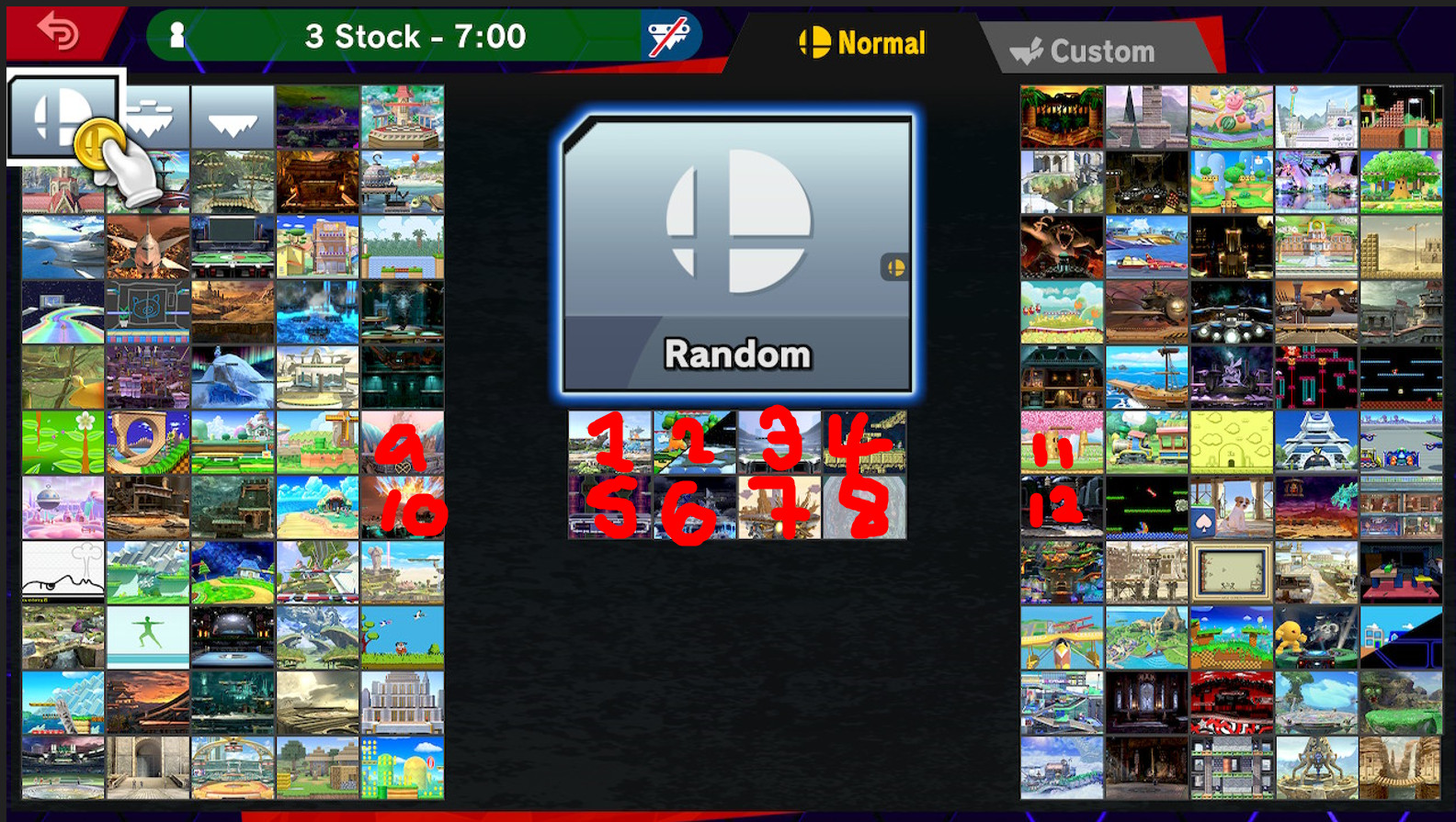 Split Stage Select [Super Smash Bros. Ultimate] [Mods]