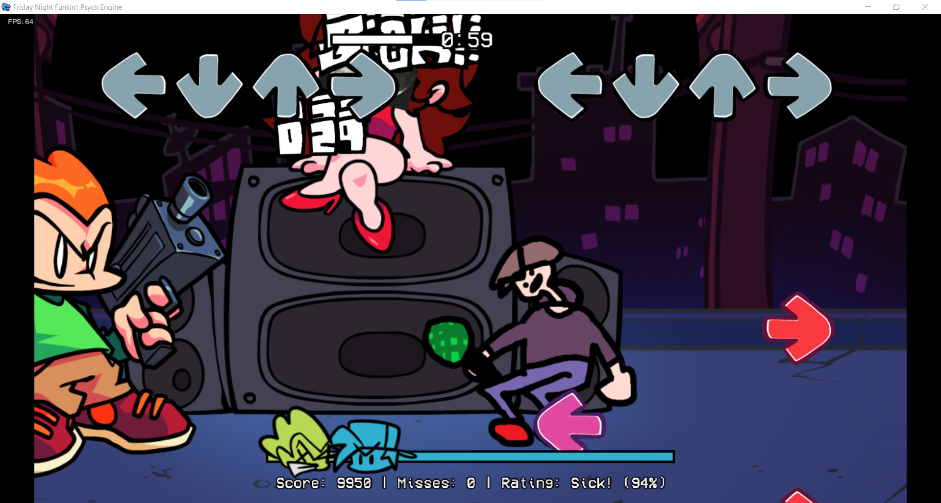 Sticky as boyfriend but bad Mod for Friday Night Funkin' | FNF Mods